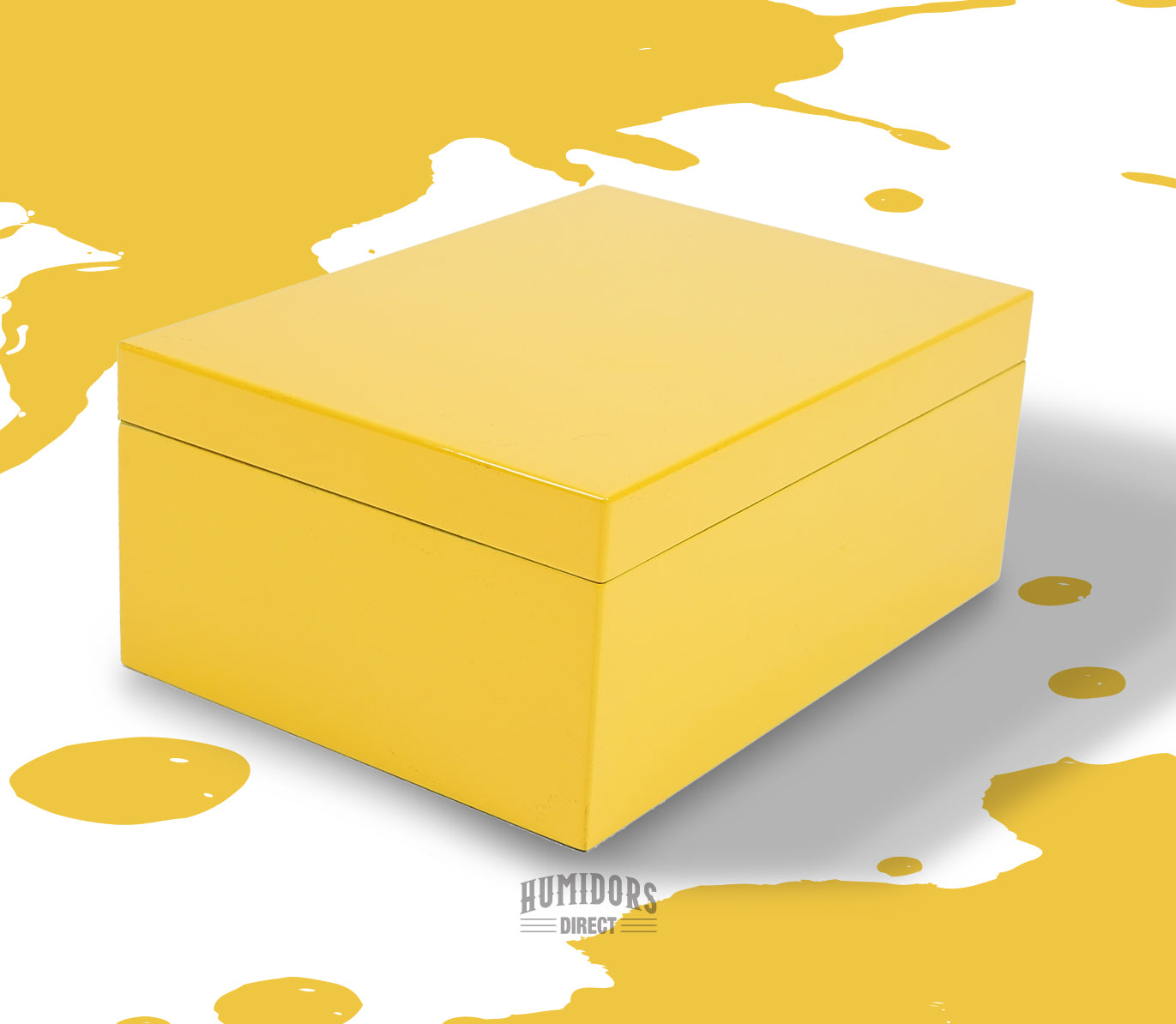 Mellow Yellow Humidor 100 Count | Large Humidors | HumidorsDirect.com